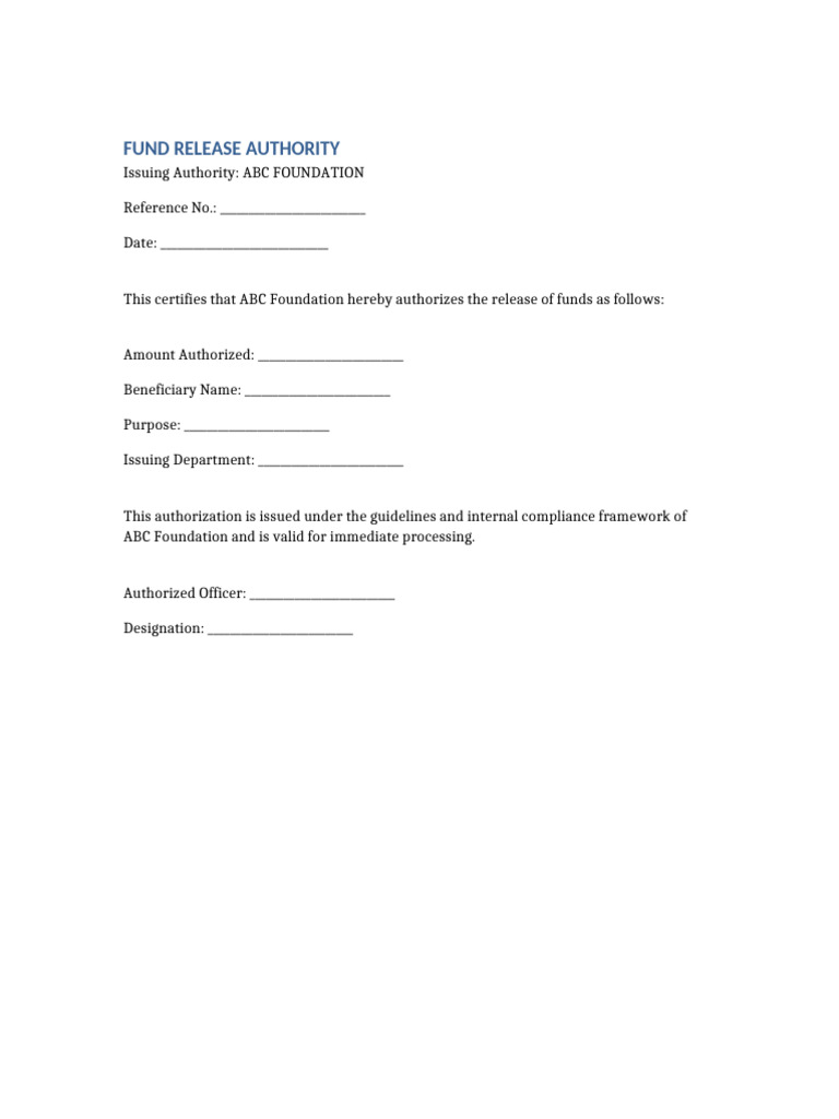 ABC Foundation Fund and Guidelines | PDF