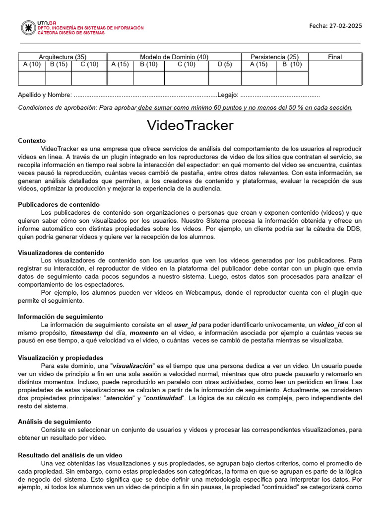 Final DDS 20250227 | PDF | Vídeo | Información