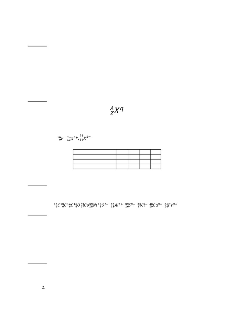TD 1 c1 Ing 25-26.eng | PDF | Neutron | Proton