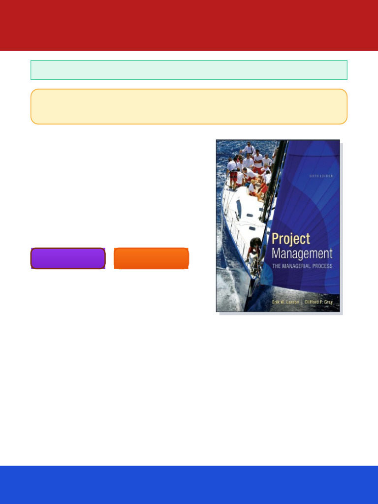 978-1259186400 Project Management: The Managerial Process With MS ...