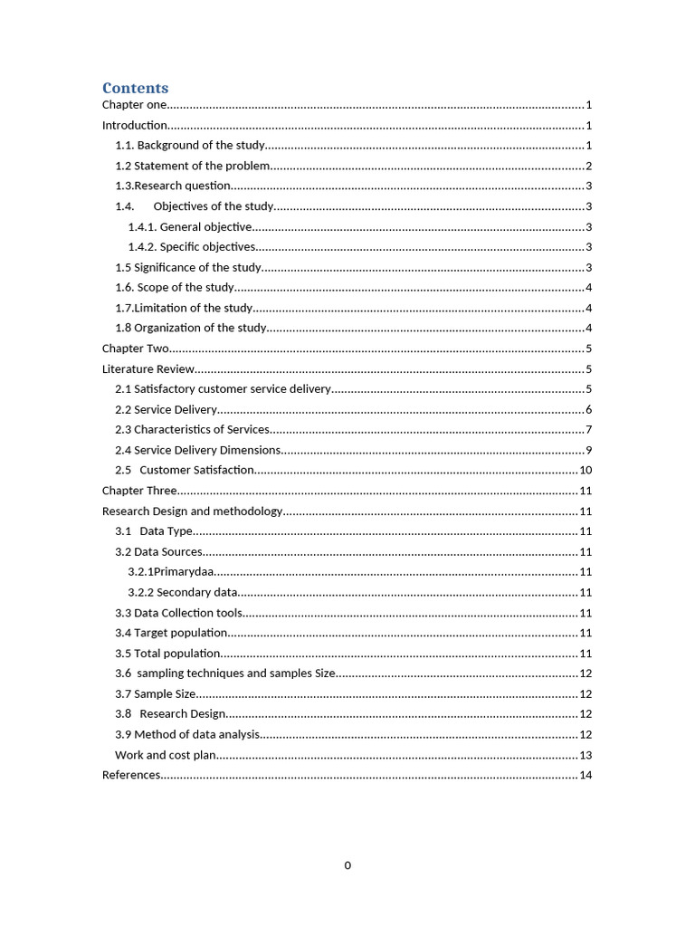 chala PROPOSAL | PDF | Customer Satisfaction | Banks