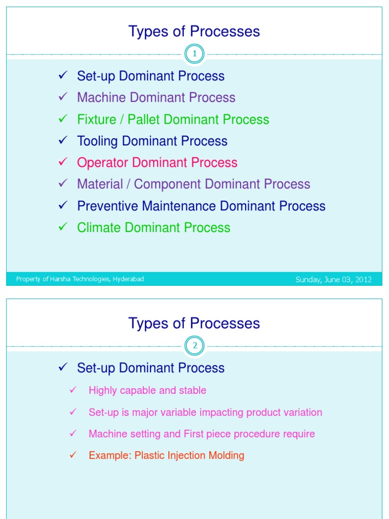 Overview of Process Types in Engineering | PDF | Engineering | Business ...