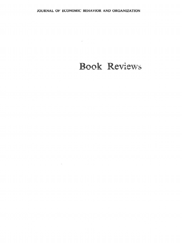 [Journal of Economic Behavior & Organization 1988-Oct Vol. 10 Iss. 3 ...