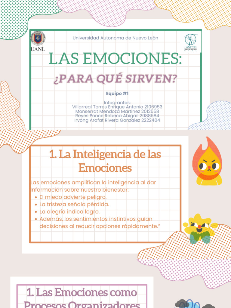 Las Emociones ¿Para Qué Sirven Eq1 PDF | PDF | Las emociones | Temor