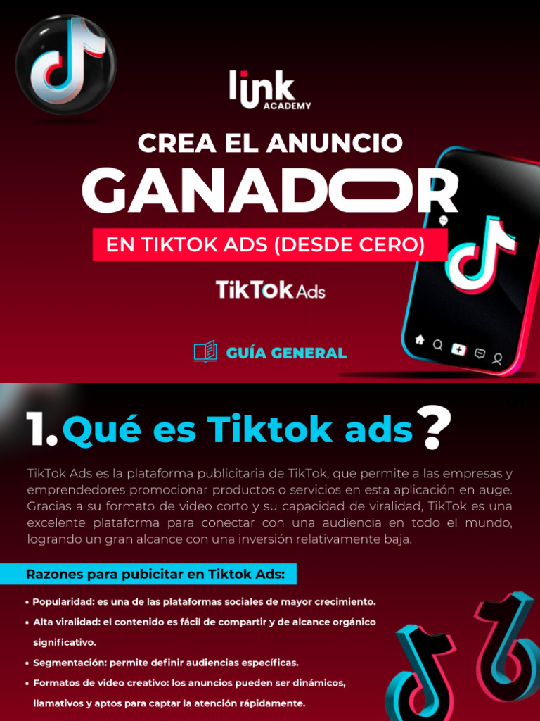 Guía - Crea Campañas Tiktok Ads | PDF