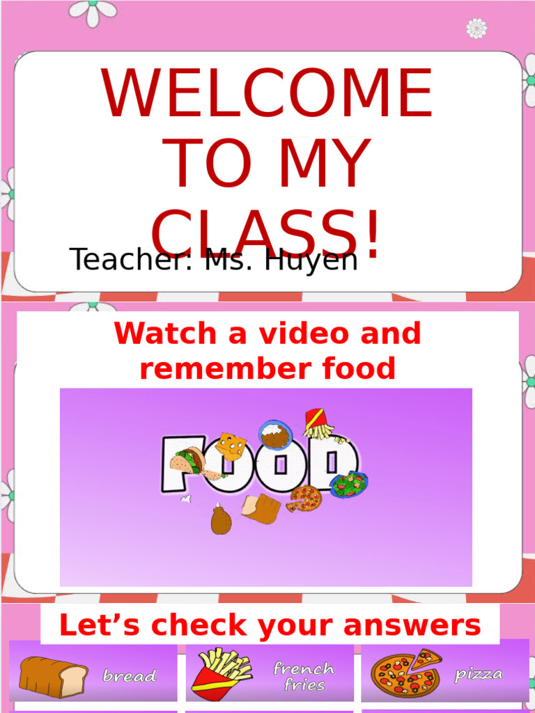 Lesson 3 | PDF | Noun | Foods