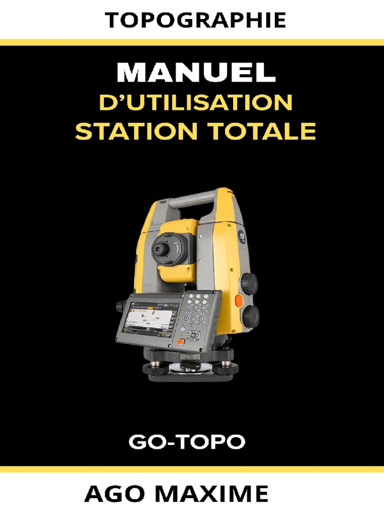 Manuel d'utilisation de la station totale | PDF | Topographie | Infrarouge