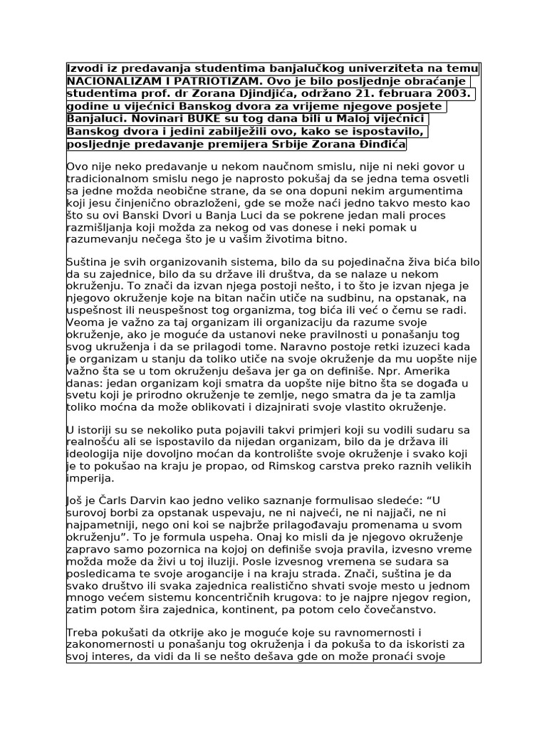 Buka Predavanje ZDj | PDF