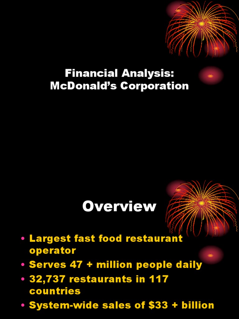 McDonalds Financial Analysis | Download Free PDF | Expense | Equity ...