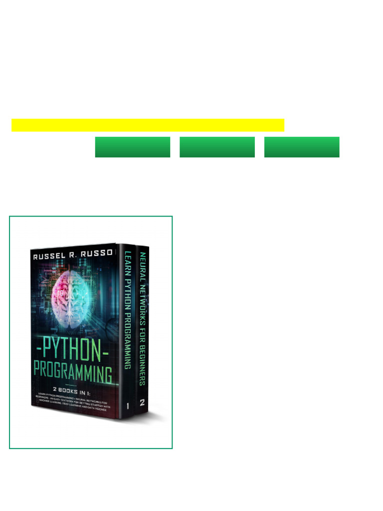 Python Programming 2 books in 1 Learn Python Programming Neh Machine Learning Data Science ...