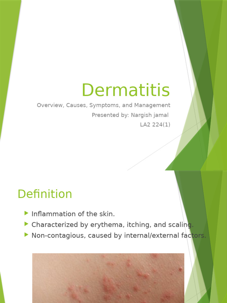 Understanding Dermatitis: Causes & Treatment | PDF