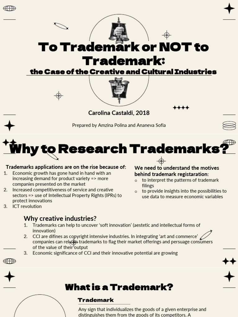 Trademarks in Creative Industries Explained | PDF | Intellectual ...