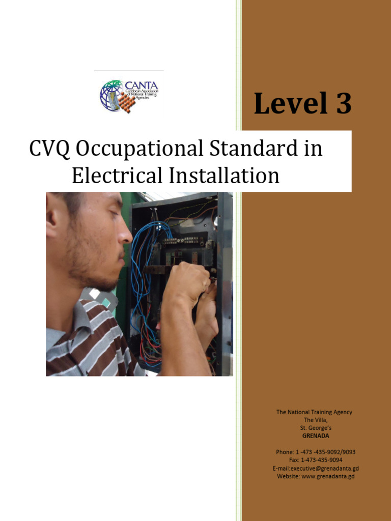 Electrical Installation Level 3 CVQ | PDF | Technical Drawing ...
