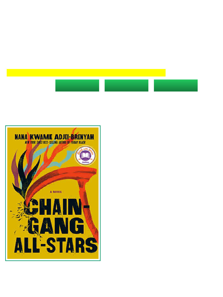 (Ebook) Chain Gang All Stars by Nana Kwame Adjei-Brenyah ISBN ...