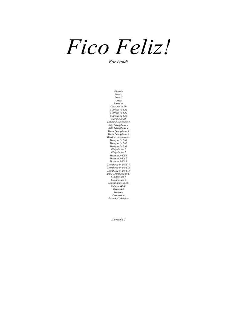 Fico Feliz | PDF