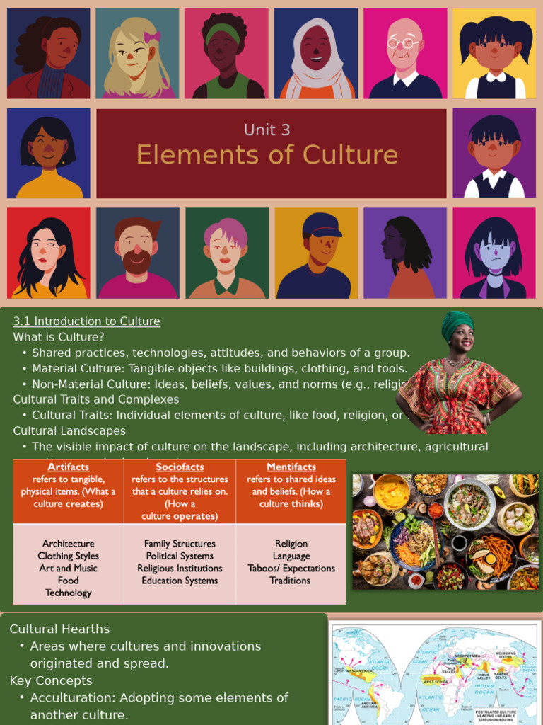 Understanding Cultural Elements and Diffusion | PDF | Globalization | Landscape