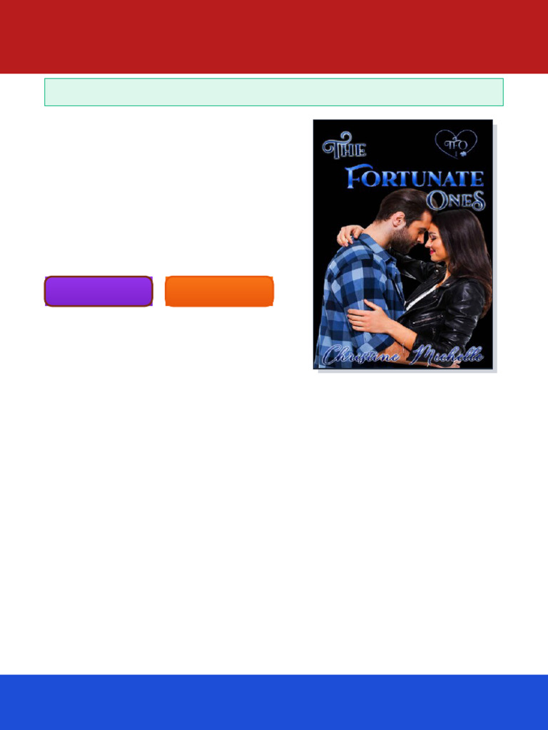 The Fortunate Ones FTO 1 1st Edition Christine Michelle Michelle ...