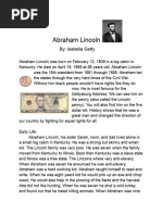 Abraham Lincoln True/False Quiz | PDF