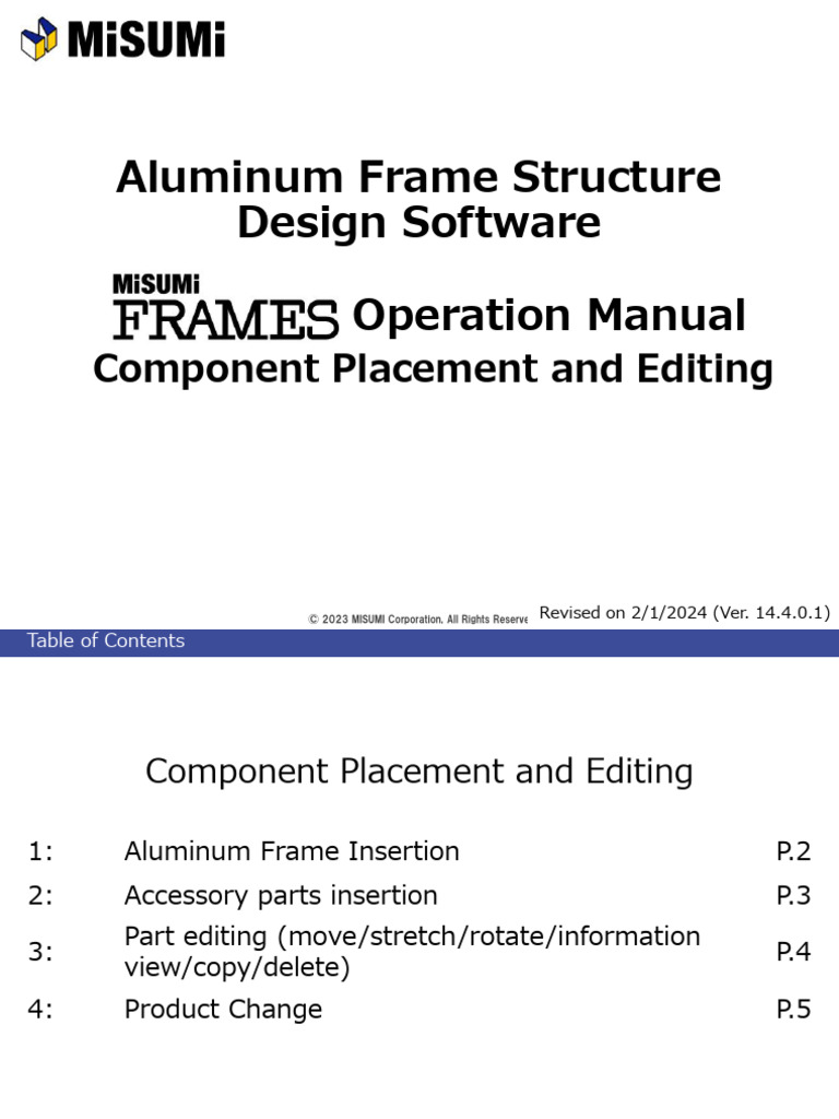 03 - 【Operation Manual】Component Placement and Editing | PDF | Software ...