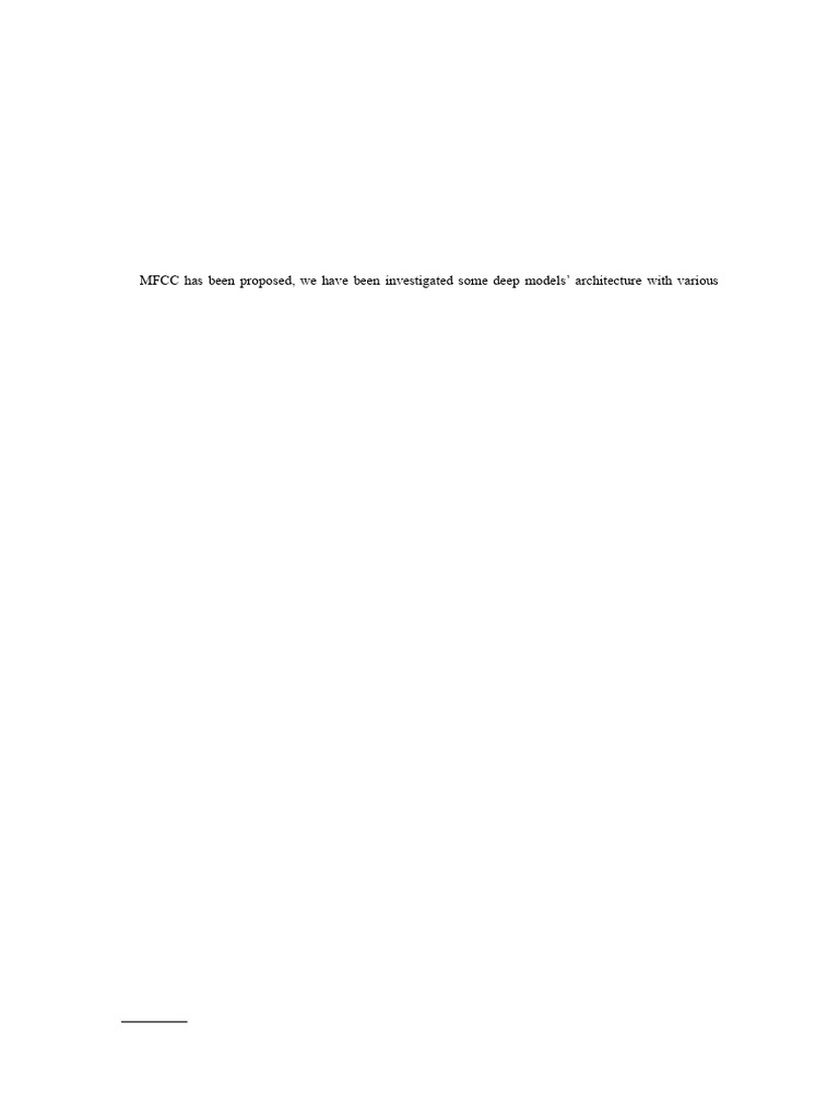 Speech Recognition Based On Convolutional Neural Networks and MFCC ...