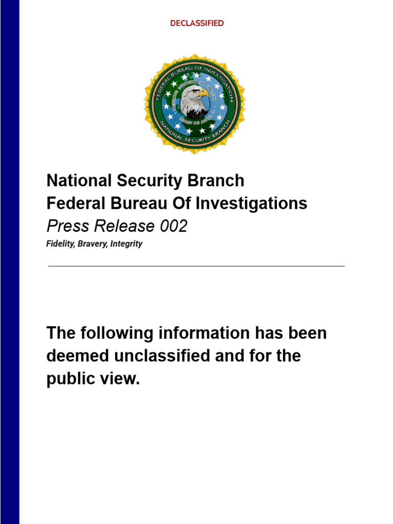 Proo2 Fbi NSB | PDF | American Government | Federal Bureau Of Investigation