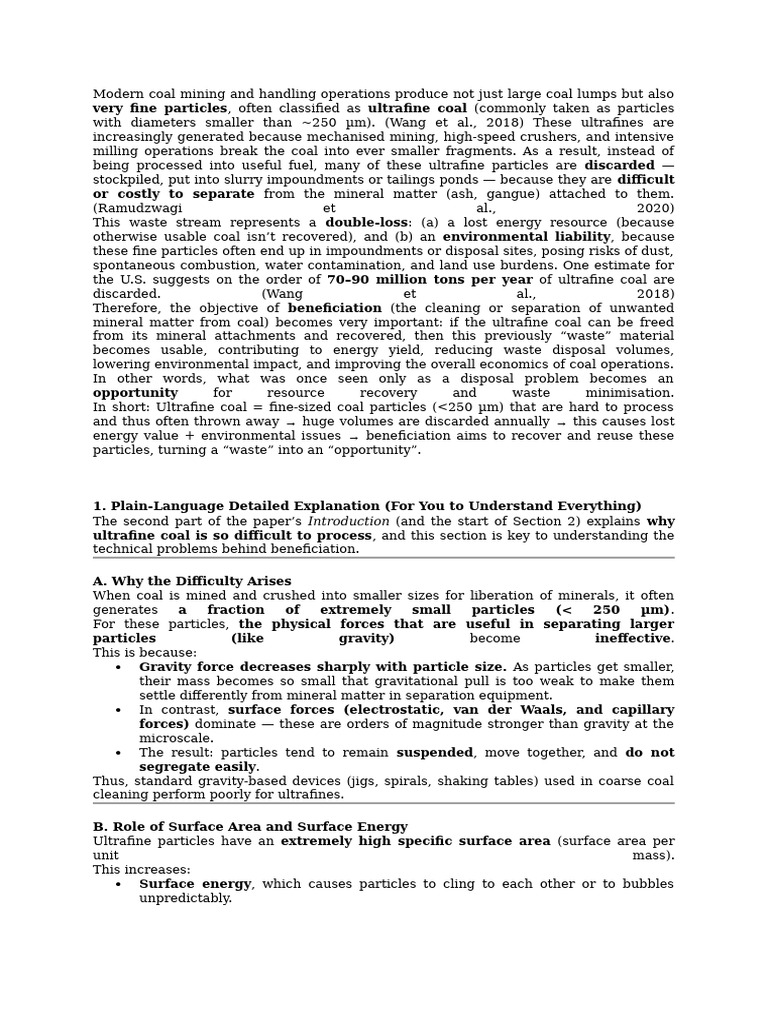 RC Intro and Physical | PDF | Coal | Waste