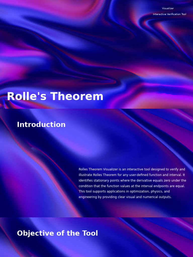 Rolle's Theorem | PDF | Derivative | Function (Mathematics)