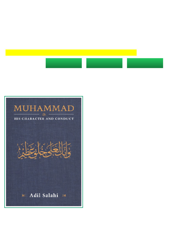Muhammad man and prophet a complete study of the life of the prophet of ...