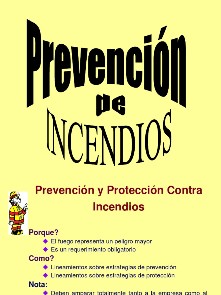 Prevención de Incendios | PDF | Incendios | Energía y recursos