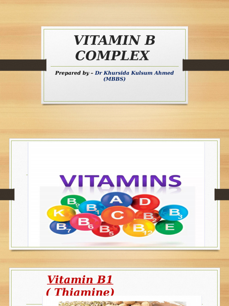 Vitamin B | PDF