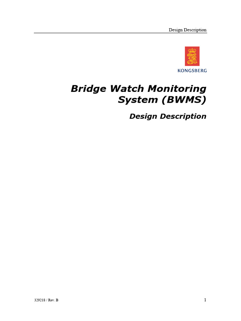 Bridge Watch Monitoring System Overview | PDF | Computing