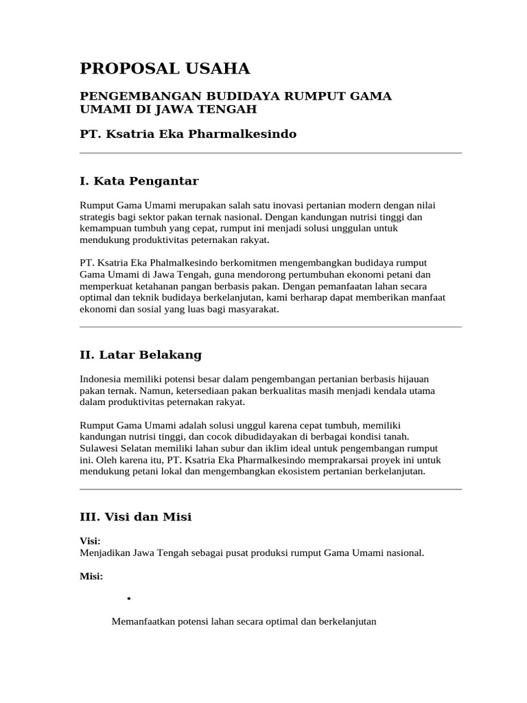 Pengembangan Budidaya Rumput Gama Umami | PDF