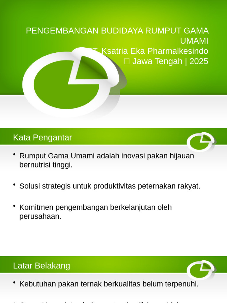 Pengembangan Budidaya Rumput Gama Umami | PDF