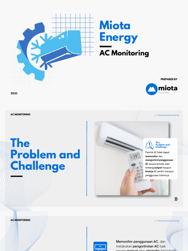 Solusi Monitoring AC Remote Miota | PDF