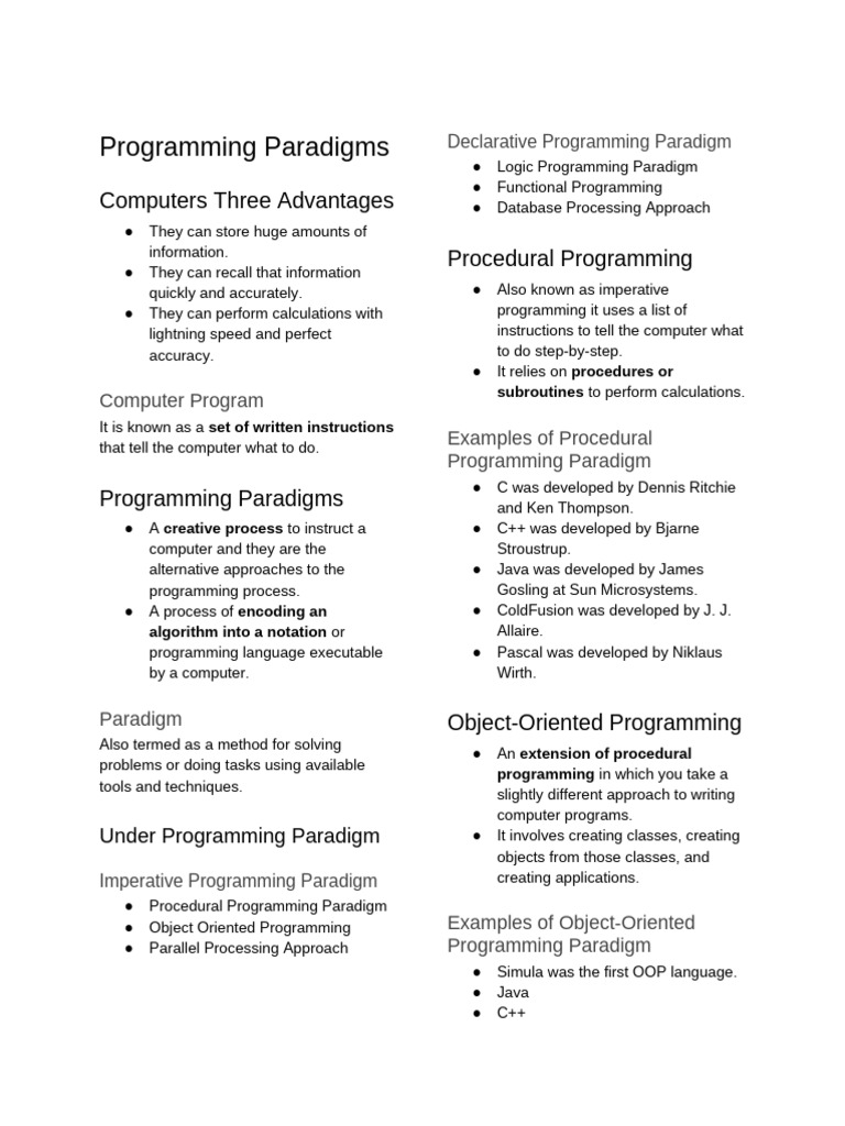 OOPR Reviewer | PDF | Object Oriented Programming | Programming Paradigms