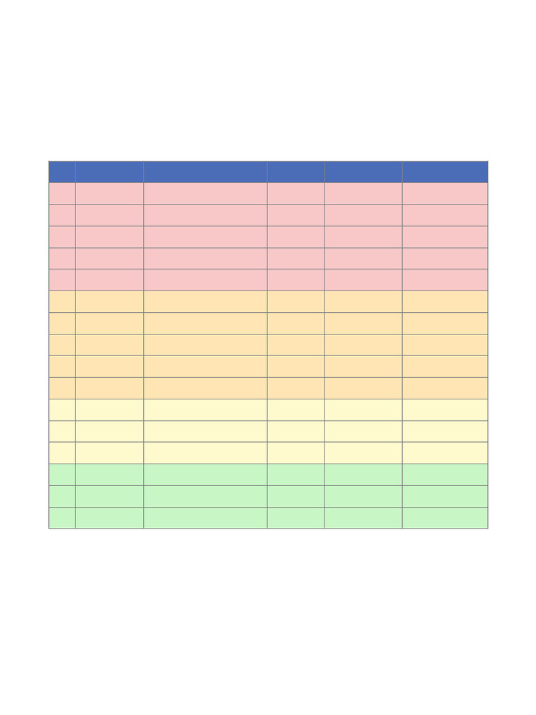 Water Quality Mnemonic Table A5 Pastel | PDF
