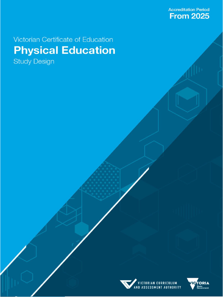 2025 Physical Education Study Design | PDF | Skeletal Muscle | Human ...