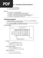 Database and SQL Concepts (Class 12 Computer Science - Sumita Arora) | PDF | Relational Model ...