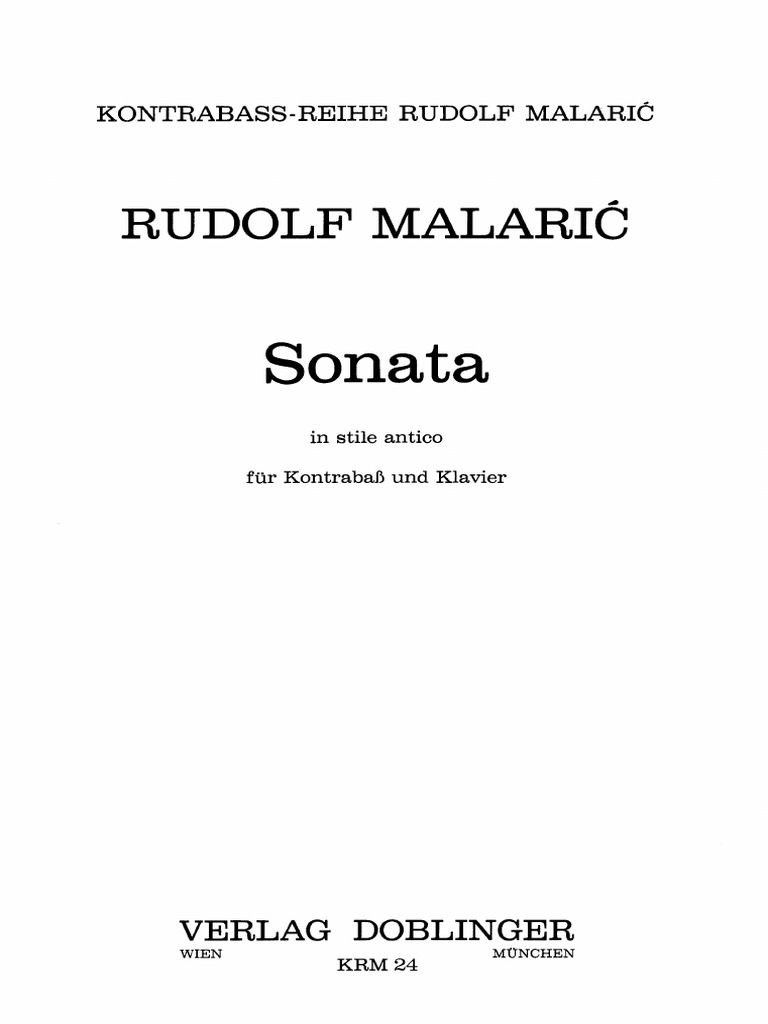Malaric+ +sonata | PDF | Formas musicales | Elementos de la música