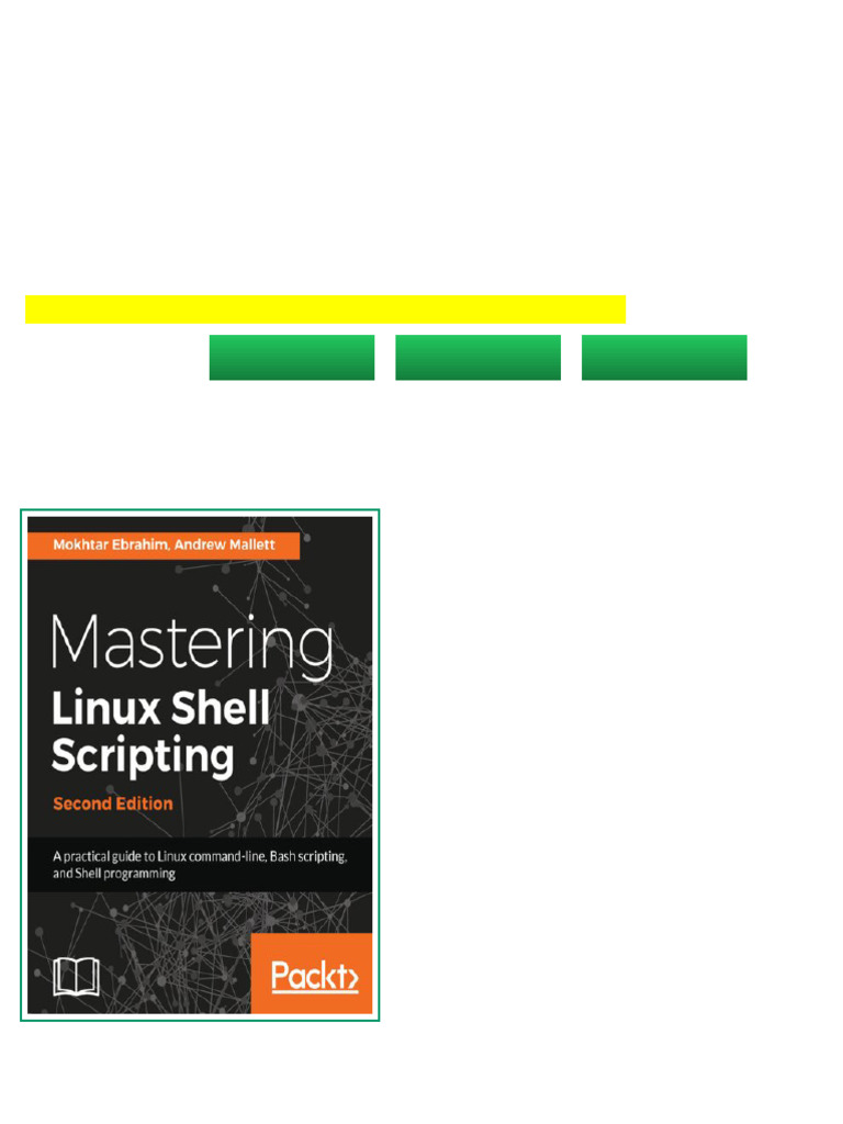 (Ebook) Mastering Linux shell scripting a practical guide to Linux ...