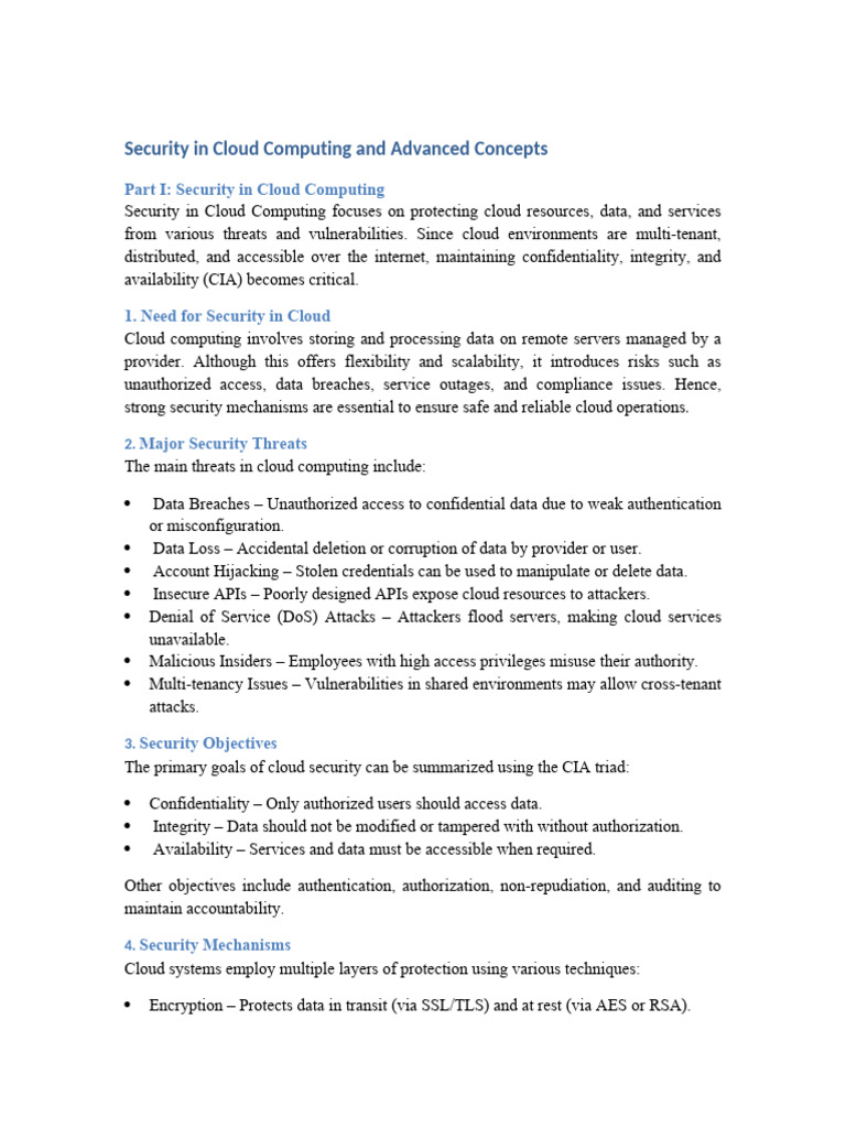 unit 5 | PDF | Cloud Computing | Information Security