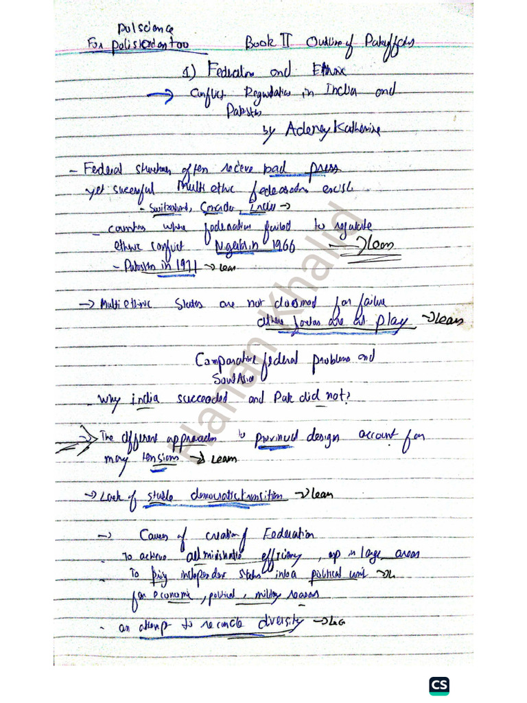 Hand Written Summarized Book Review | PDF