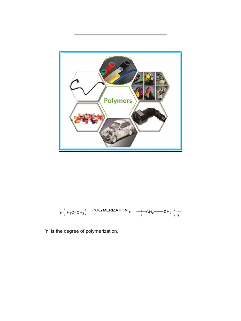 Polymer & Composite Materials Notes | PDF | Polymers | Polyethylene