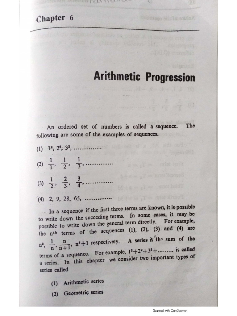 Arithmetic Progression (With Answers) | PDF