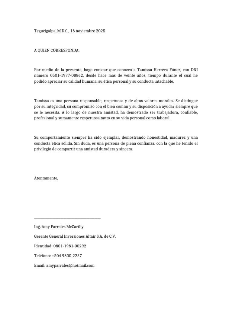 Referencia Tamissa | PDF