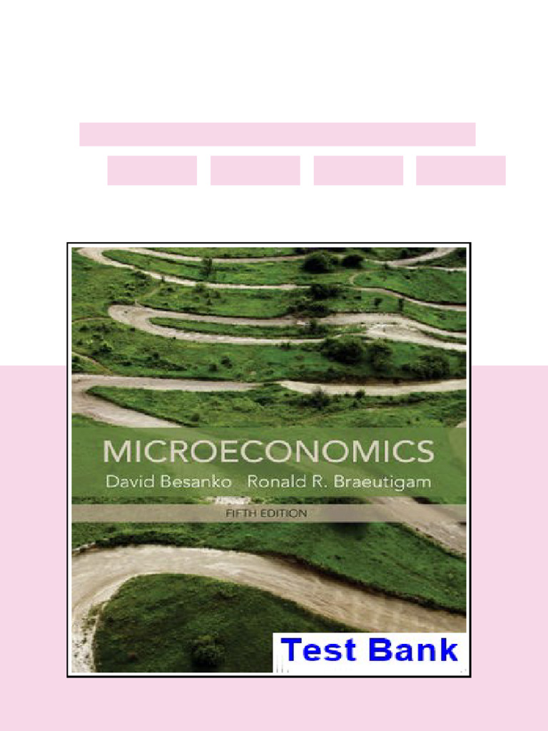Microeconomics 5th Edition Besanko Test Bank online pdf | PDF | Taxes ...