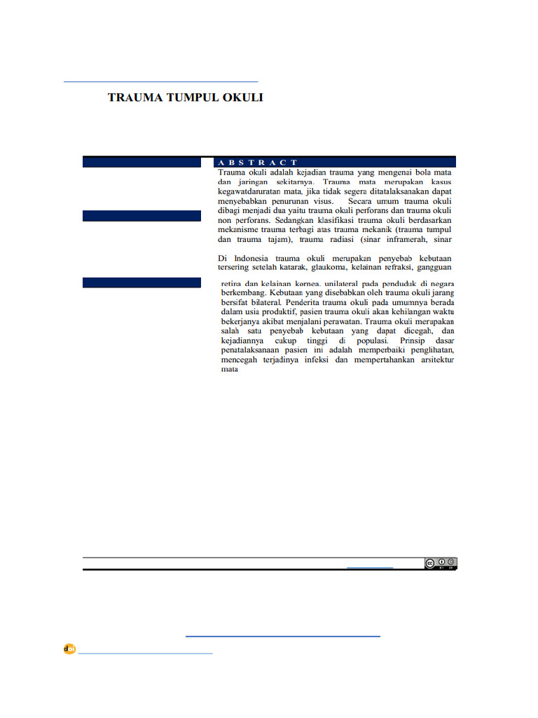 LP Trauma Okuli | PDF