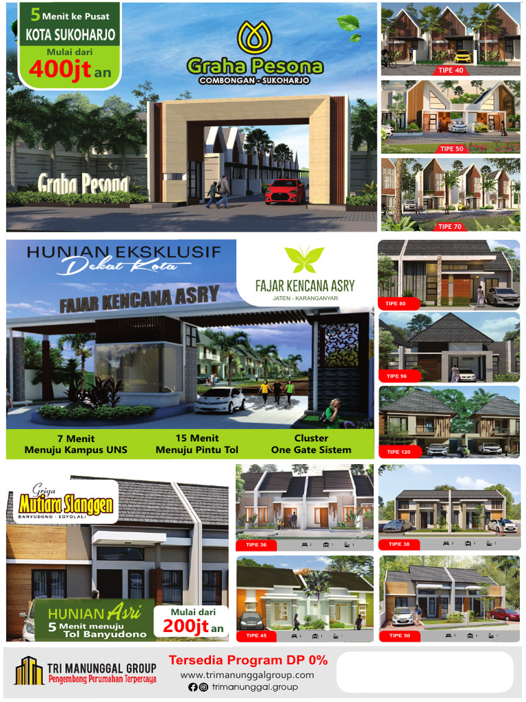 Flyer 3 Perumahan - Updated | PDF