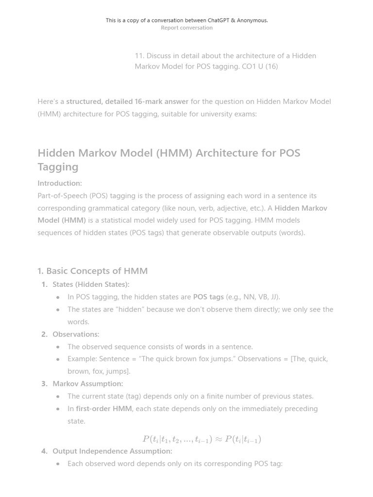 HMM & Viterbi algorithm | PDF | Applied Mathematics | Machine Learning