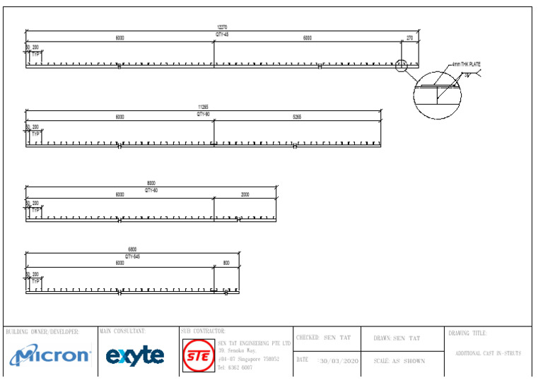 Cast-In Strut Details | PDF